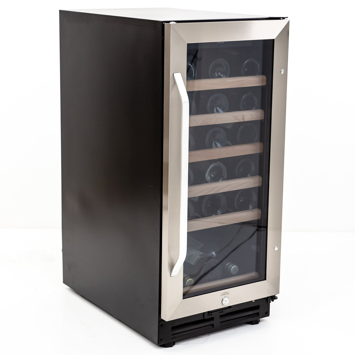 Avanti - WC3015S3S, Avanti Wine Cooler with Wood Accent Shelving, 30 B ...
